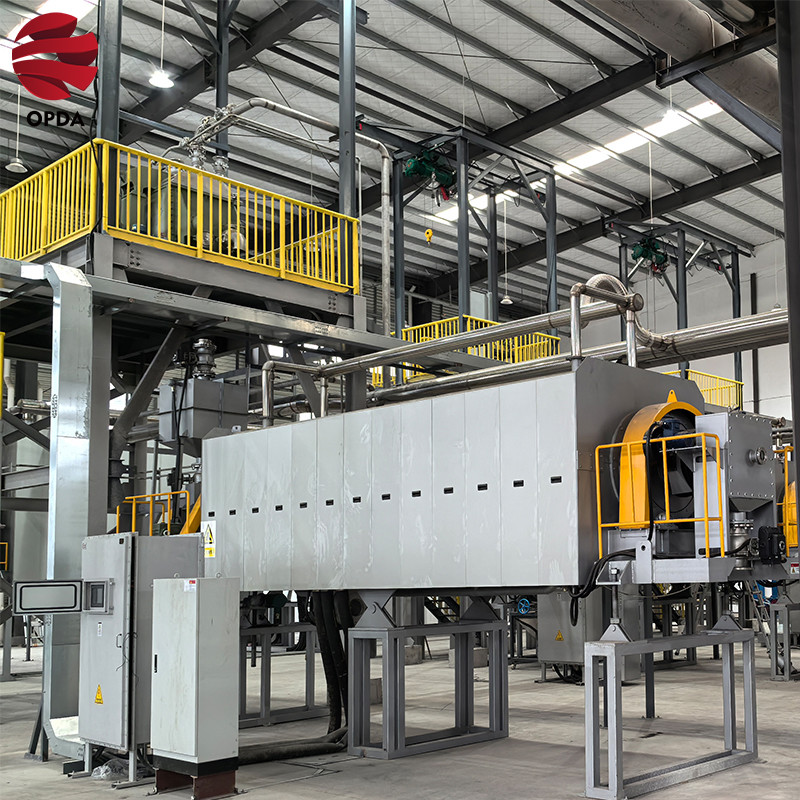 Large Aspect Ratio Rotary Kiln Furnace for Aluminium Melting Exhaust ...